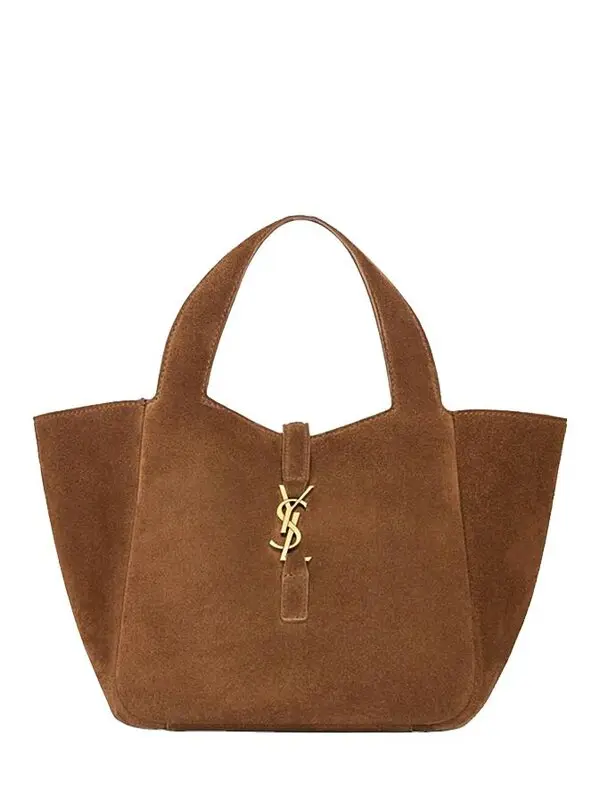 Saint Laurent Le 5 A 7 Baby Bea Handbag - Caramel Cognac