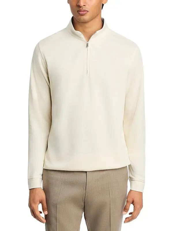 Peter Millar Crown Comfort Stripe Pullover Sweater - Ivory