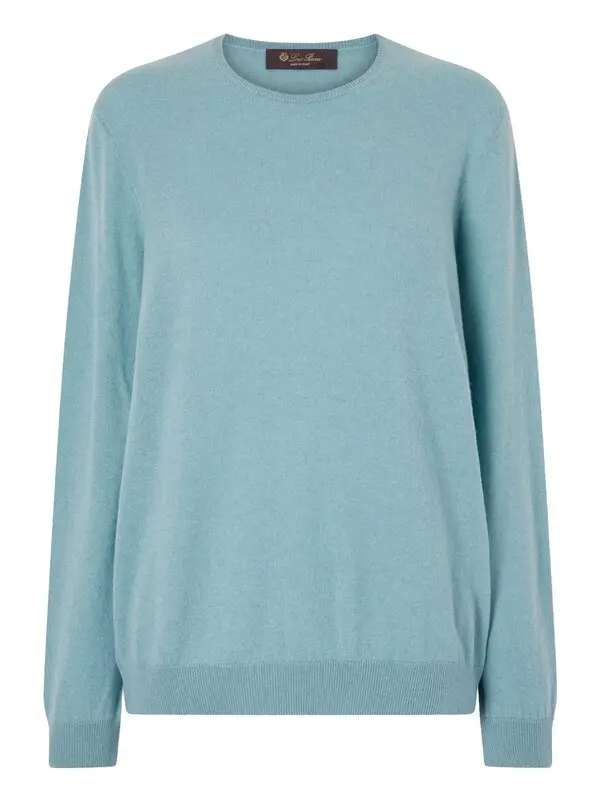 Loro Piana Sergio Cashmere Sweater - Blue
