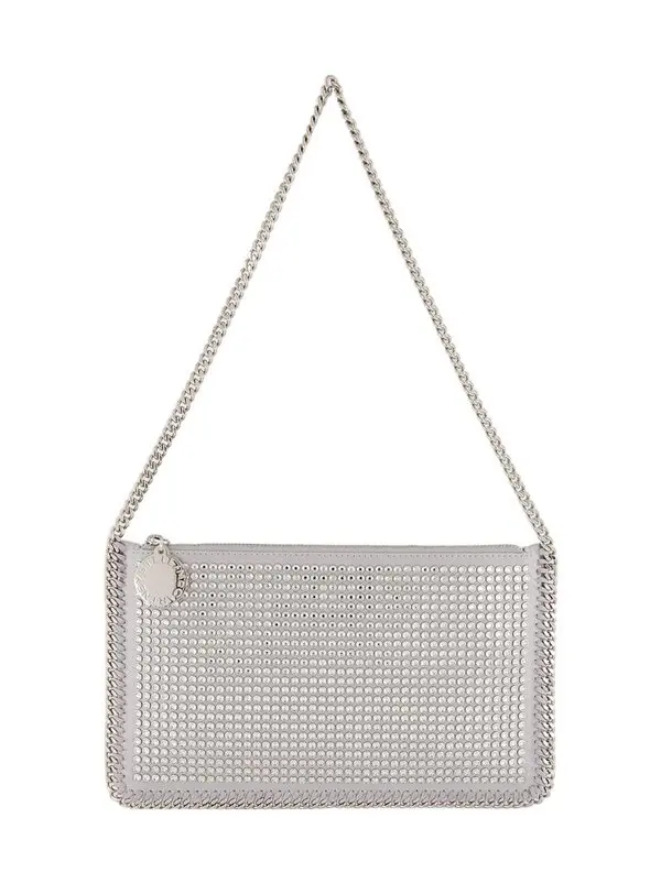 Stella McCartney Crystal Falabella Shoulder Bag - Silver