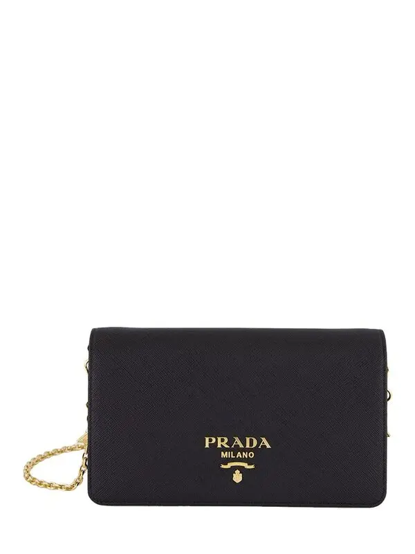 Prada Saffiano Leather Mini Bag - Black