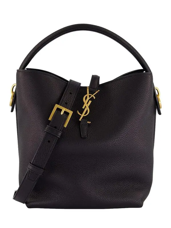 Saint Laurent Le 37 Supple Bucket Bag - Black
