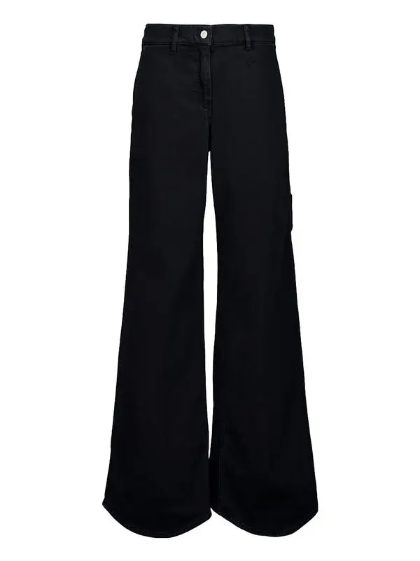 COURREGES Hammer Denim Baggy Pants - Black