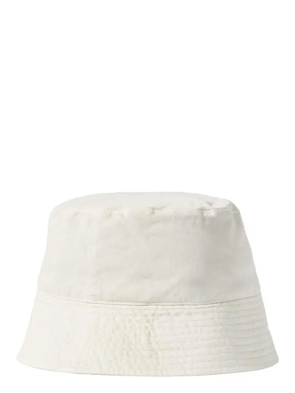 Auralee Kijima Takayuki Finx Cotton-twill Bucket Hat - Ivory