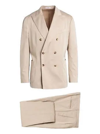 Boglioli Suit Size Cotton - Beige