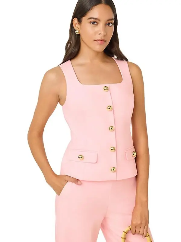 LILLY PULITZER Moira Sleeveless Top - Pink Muse