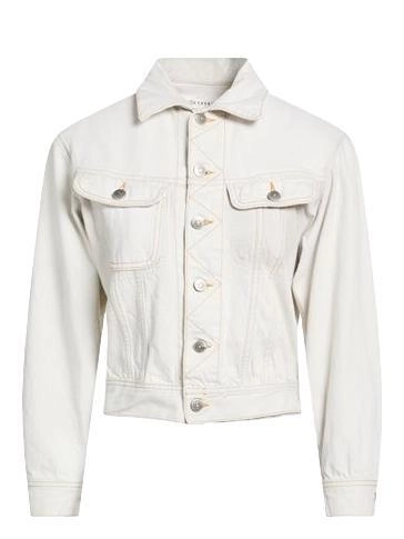 MAISON MARGIELA Denim Trucker Jacket - Light Grey