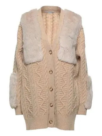 Stella McCartney Cardigan Size Virgin Wool, Polyester - Beige