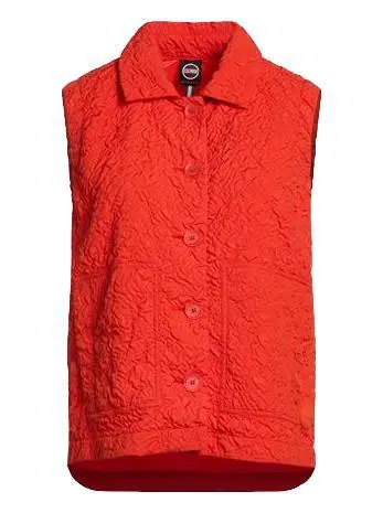 COLMAR Crinkled Vest With Lightweight Padding - Red
