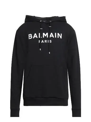 Balmain Sweatshirt In Cotton And Elastane - Black