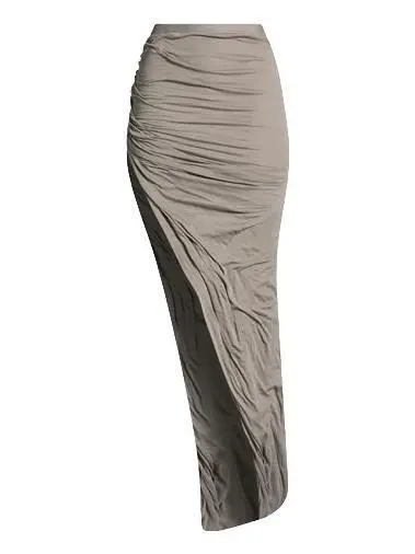 Rick Owens Maxi Draped Skirt - Grey