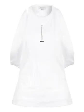 Alexander McQueen Ribbed Jersey Top - White
