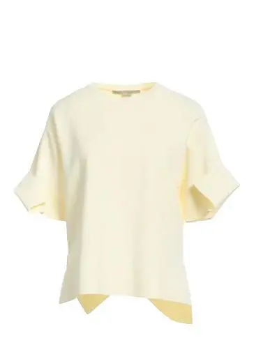 Stella McCartney Knitted Short Sleeve Sweater - Yellow