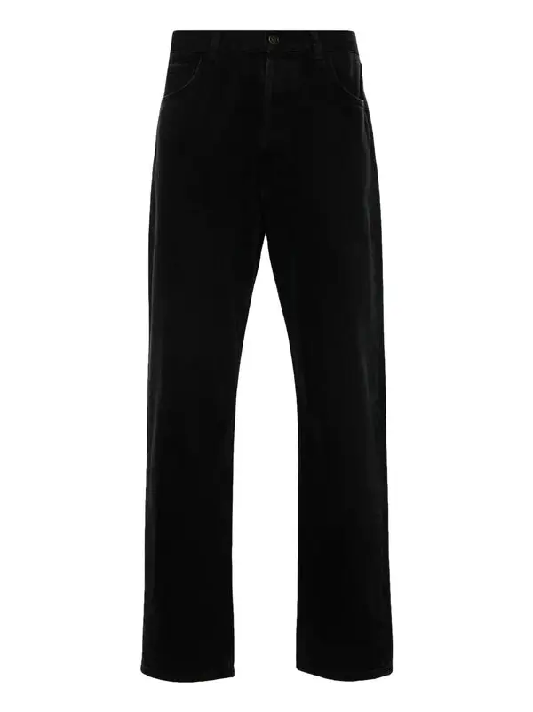 THE ROW Burt Straight-leg Jeans - Black