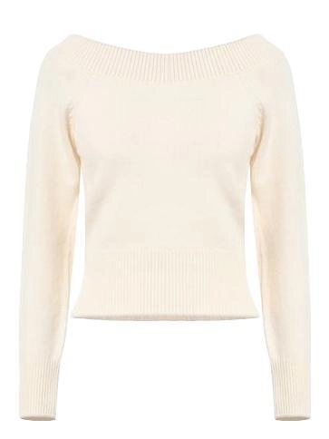 Alexander McQueen Sweater In Wool And Cashmere - Ivory