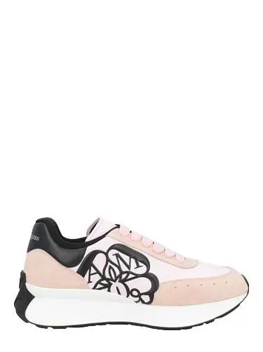 Alexander McQueen Low-top Sneakers With Logo - Pink