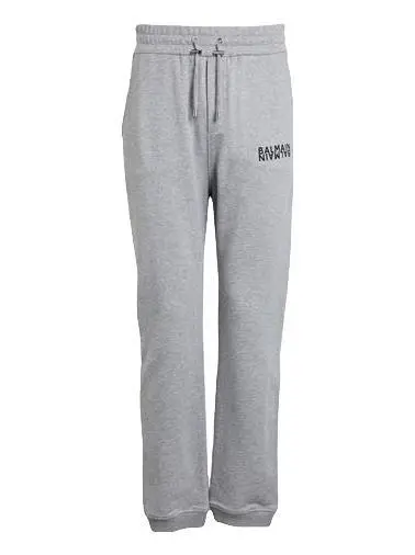 Balmain Pants Light Size Cotton - Grey
