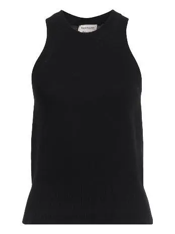Alexander McQueen Wool And Cashmere Sleeveless Sweater - Black