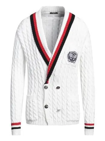 Balmain Cotton Cardigan - White