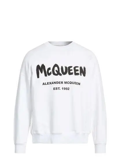 Alexander McQueen Cotton Sweatshirt - White