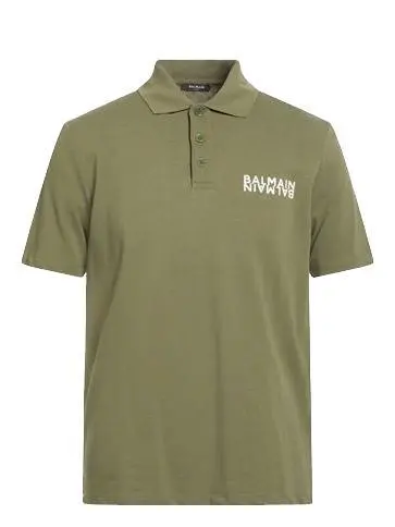 Balmain Polo Shirt Size Cotton - Green