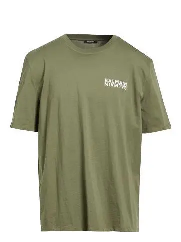 Balmain T-shirt Size Cotton - Green