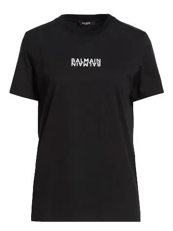 Balmain Logo-print Cotton T-shirt - Black