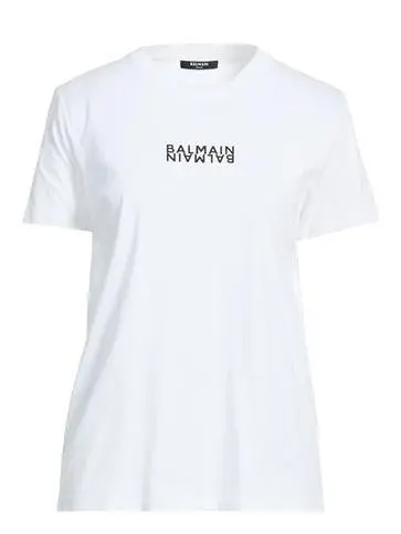 Balmain Logo-print Cotton T-shirt - White
