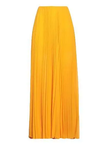 Patrizia Pepe Maxi Pleated Skirt - Mandarin