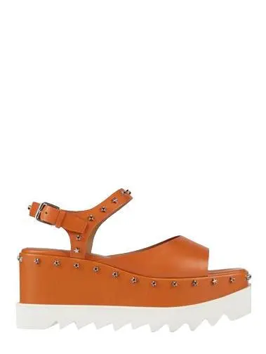 Stella McCartney Wedge Sandals - Orange