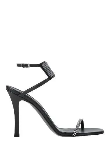 Stella McCartney Textile Fiber Sandals - Black