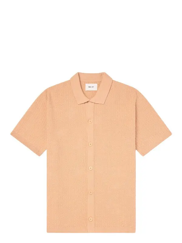Nn07 Ares 60019 Cotton Shirt - Orange