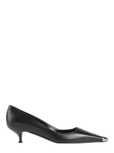 Alexander McQueen Pumps In Calfskin - Black