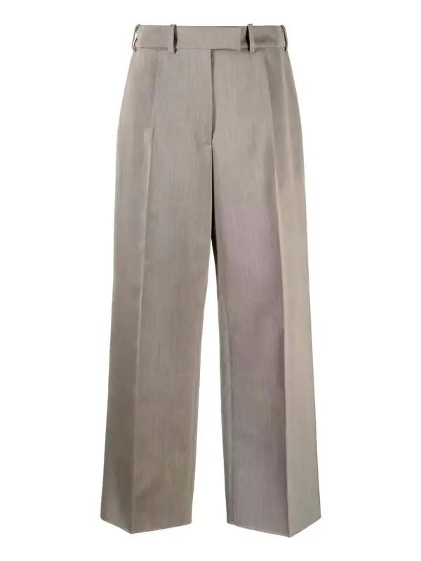 THE ROW Roan Straight-leg Trousers - Neutrals