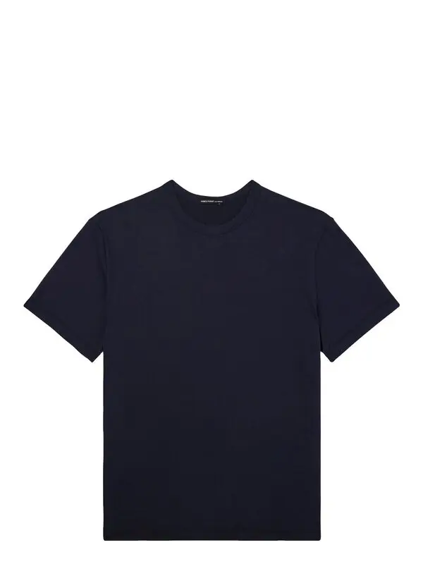 JAMES PERSE Lotus Cotton-jersey T-shirt - Blue