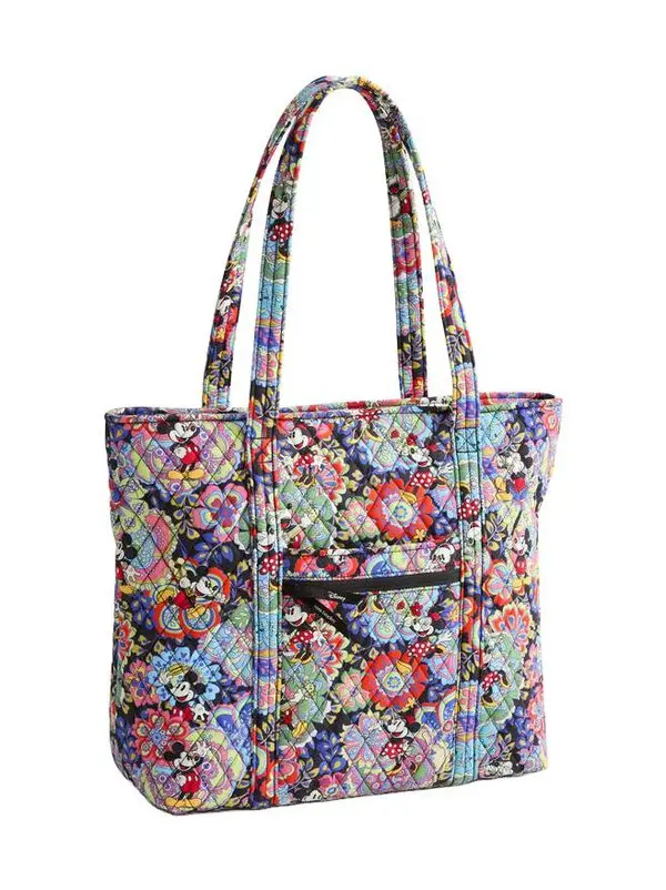 VERA BRADLEY Disney Original Tote Bag In Mickey And Minnie Petal Multi - Multicolor