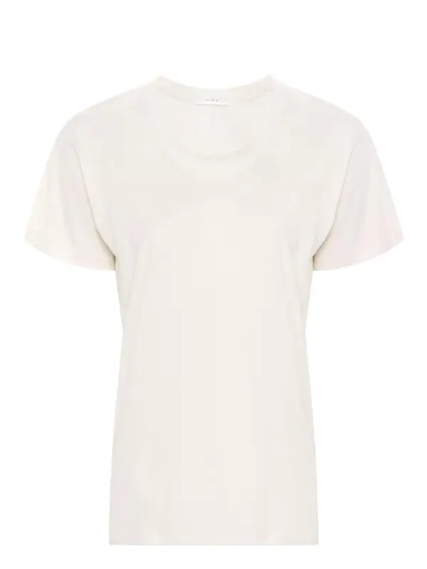 THE ROW Cotton Crew-neck T-shirt - Neutrals