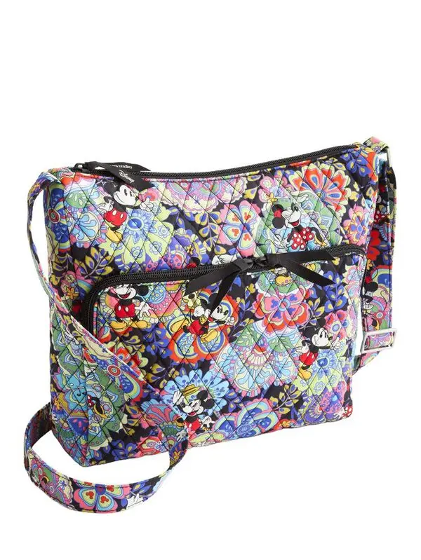 VERA BRADLEY Disney Harwick Large Messenger In Mickey And Minnie Petal Multi - Multicolor