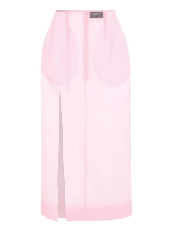 Simone Rocha Tulle Midi Skirt - Baby Pink