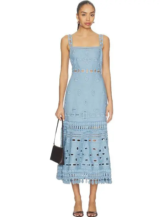 Alexis Evelyn Dress - French Blue
