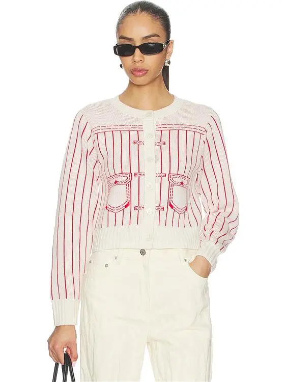 Kenzo Trompe L'oeil Cardigan - Off White