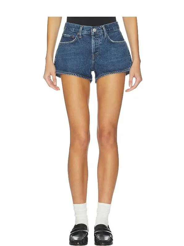 AGOLDE Low Rise Parker Denim Shorts - Enamour