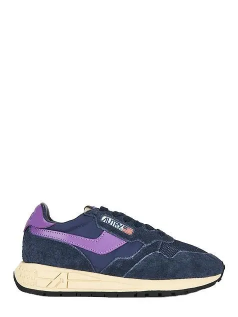 AUTRY Reelwind Low Sneaker In Navy - Navy & Dewberry