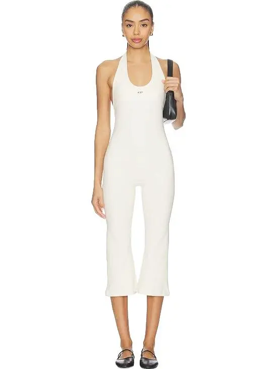 437 X The Halter Onesie - Cream