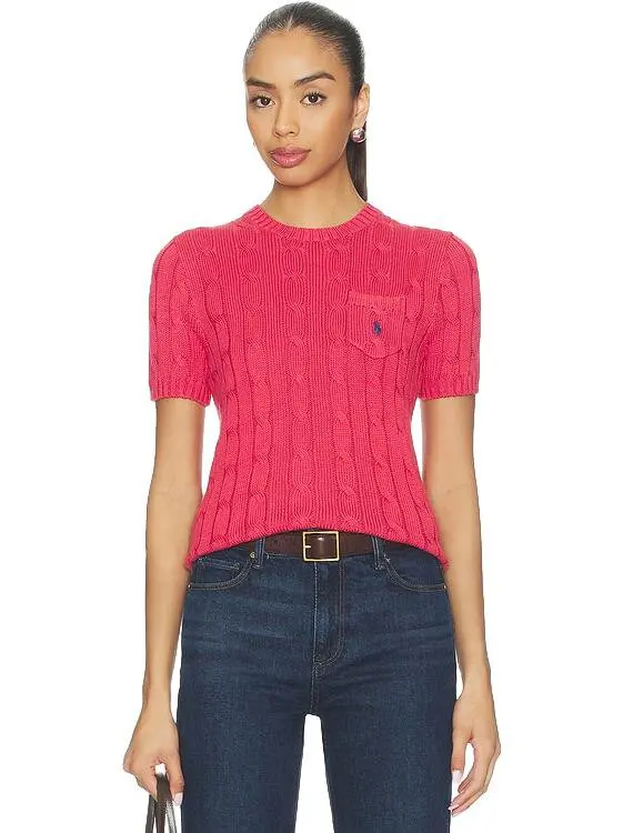 Polo Ralph Lauren Short Sleeve Pullover Sweater - Nantucket Red