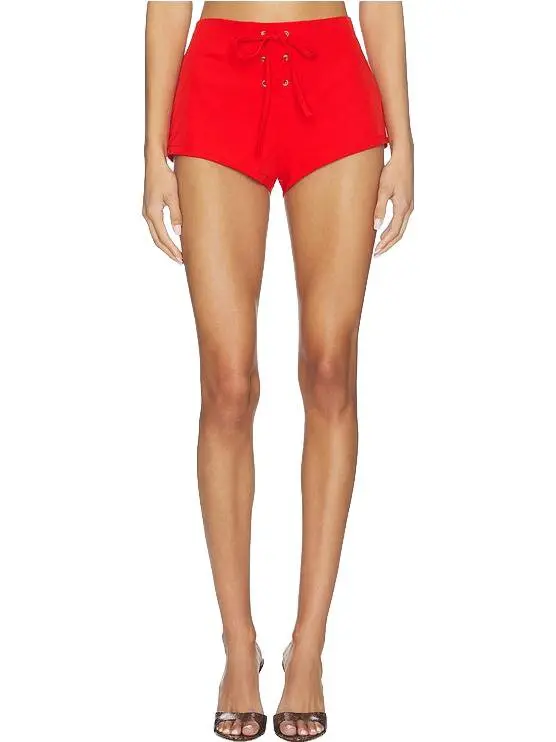 BY.DYLN Mila Micro Short - Red