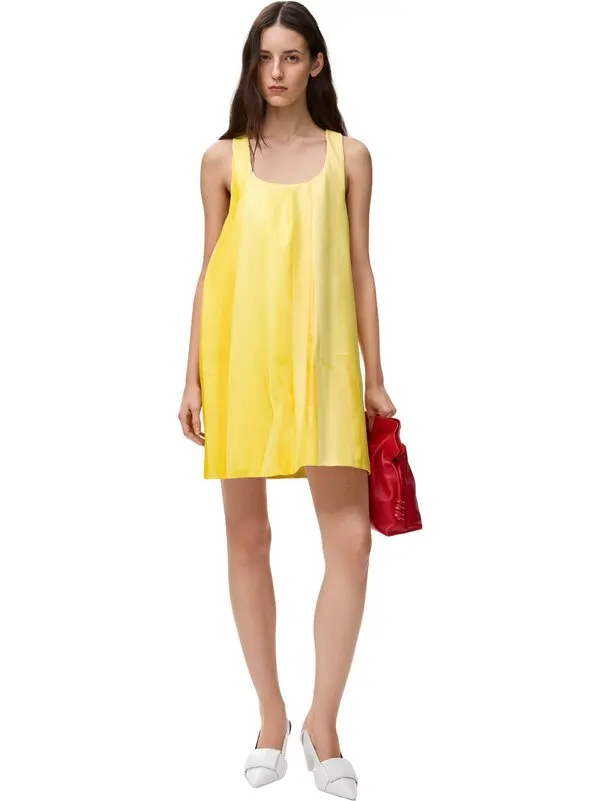 Loewe Nappa Lambskin Dress - Yellow