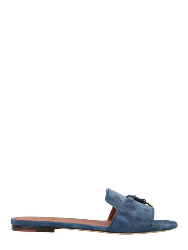 Loro Piana Knot-detail Sandals - Blue