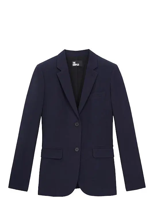 The Kooples Slim-fit Single-breasted Stretch-woven Blazer - Nav03