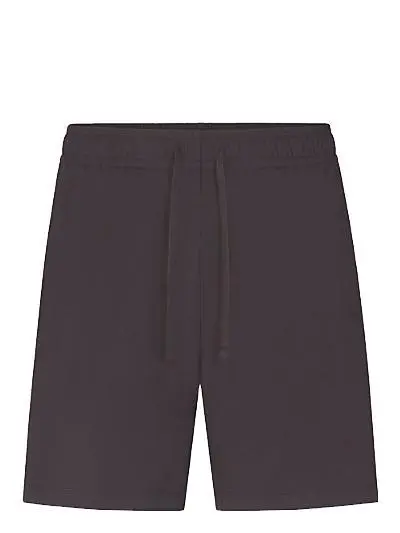 SKIMS Relaxed-fit Cotton-blend Jersey Shorts - Ash